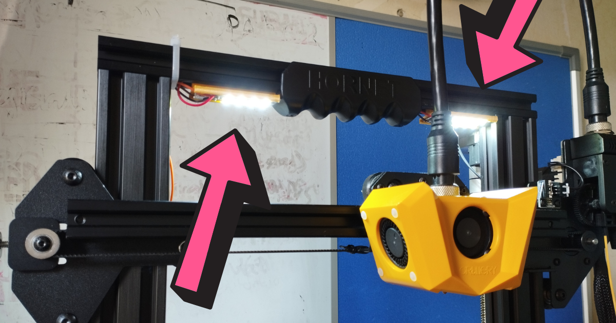 I installed LED lighting on my 3D printer | Muhammad Fareez Iqmal ...